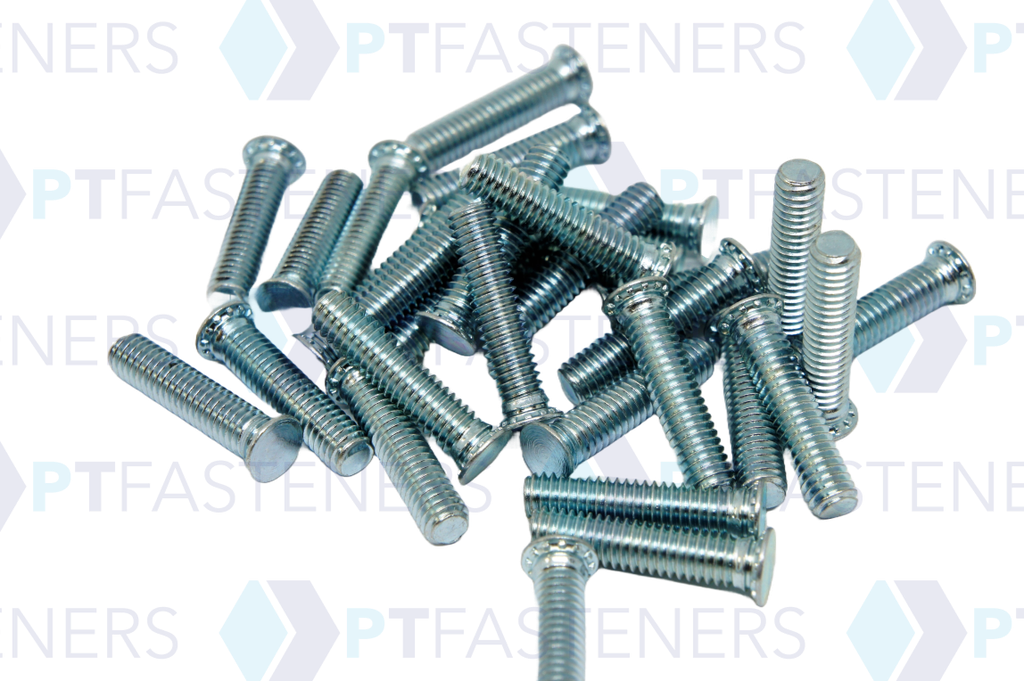 Self-Clinching Flush Head Stud M4-18 (100 pcs) | PT Fasteners
